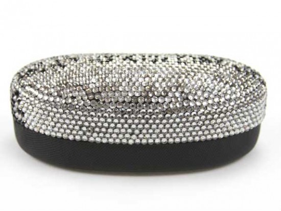Black Diamond Fade Crystal Sun Glass Case