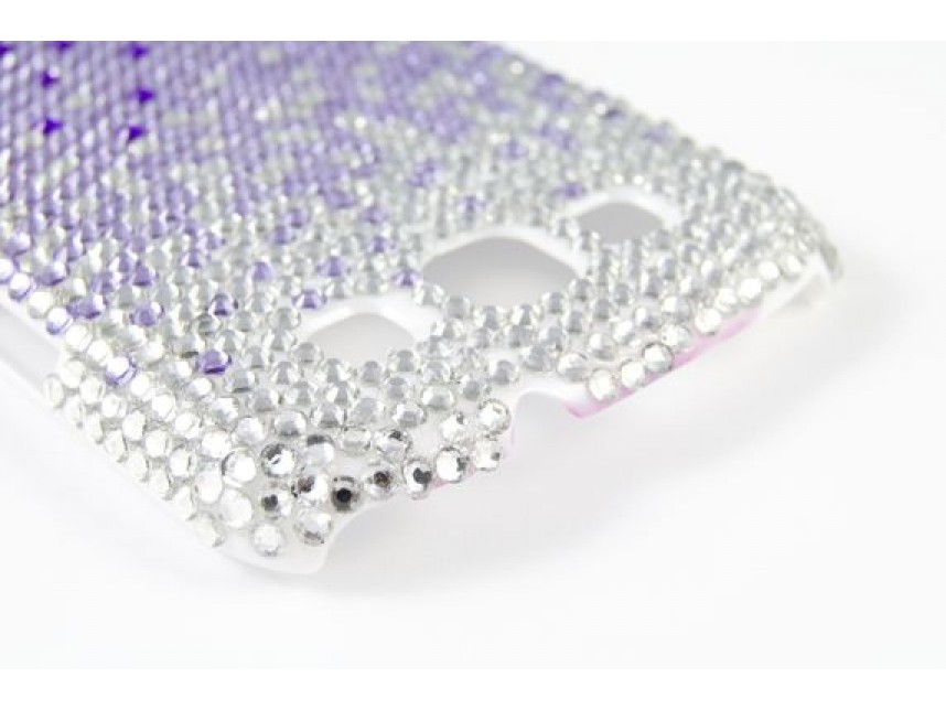 Purple Fade Crystal Galaxy S III Cell Phone Case