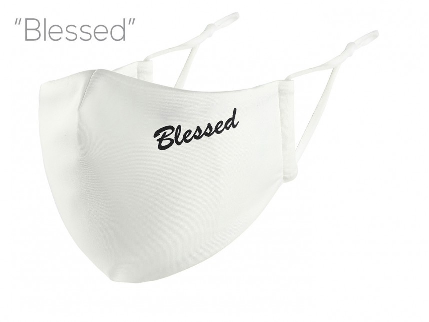 White Blessed Face Mask - RM31290WHT